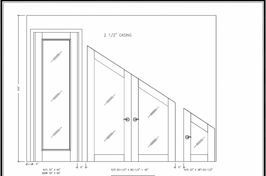 wine cellar design drawing glass door plan | Los Angeles Custom Wine ...