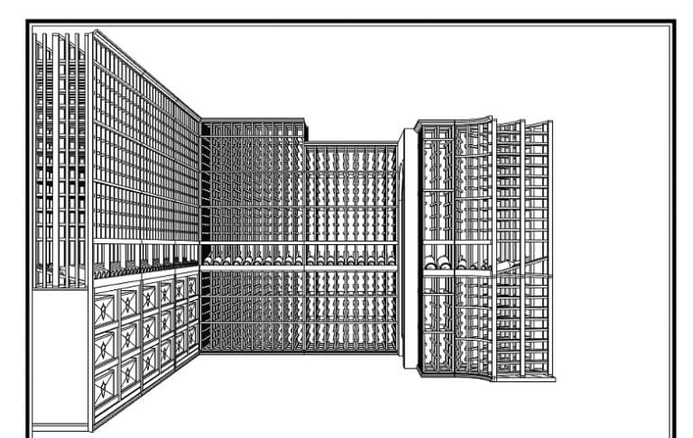 FREE 3D wine cellar design drawing by expert Brentwood California | Los ...